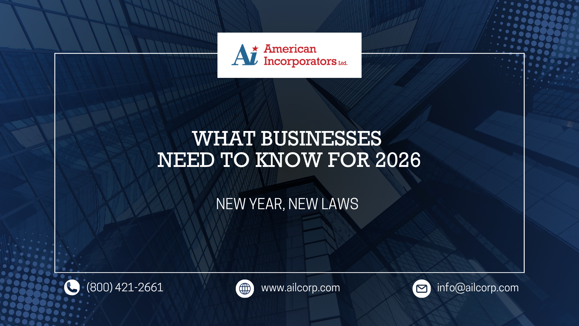 New Year, New Laws: What Businesses Need to Know for 2026